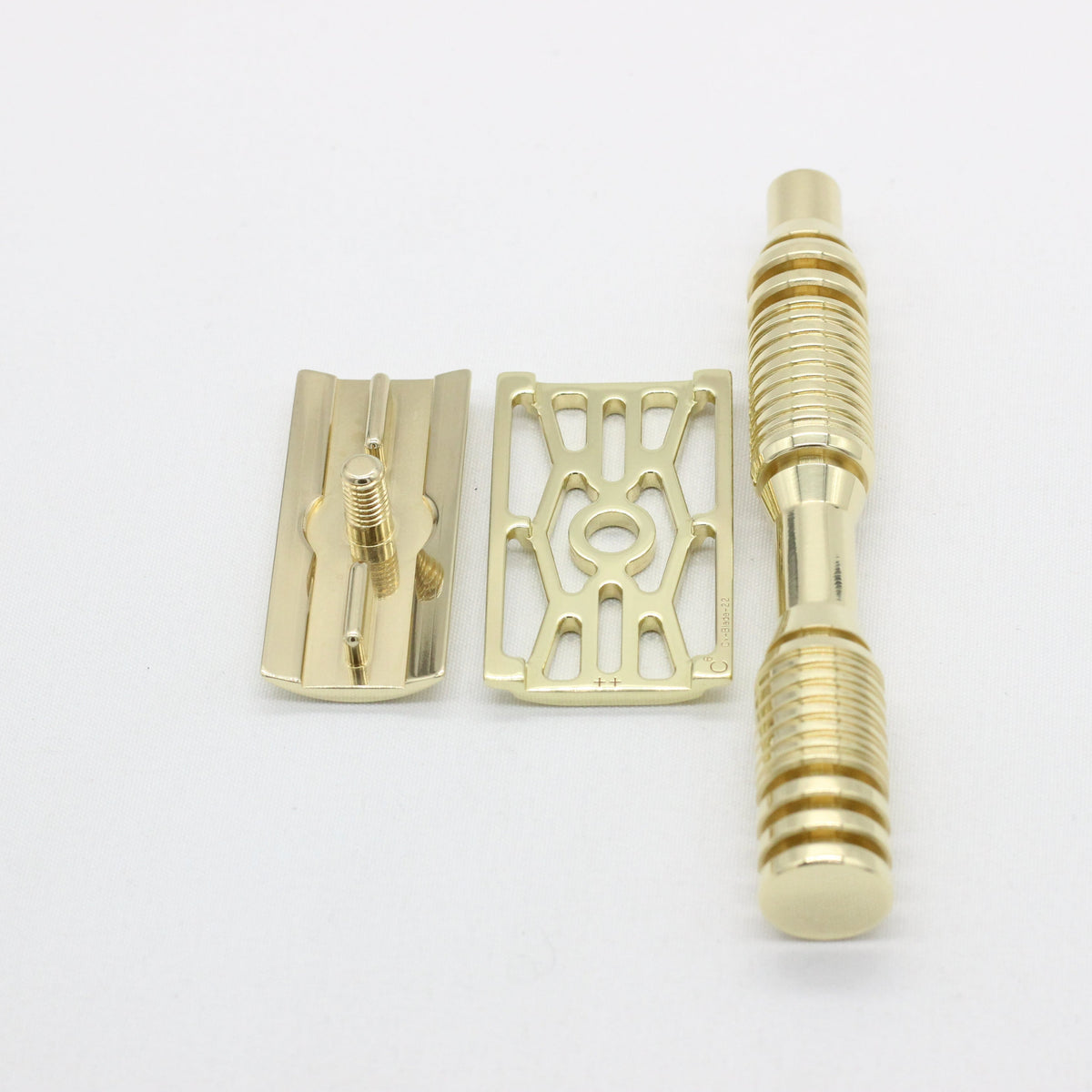 Cx-Brass Safety Razor - Machined - luxury polished - Shaving – Carbon ...
